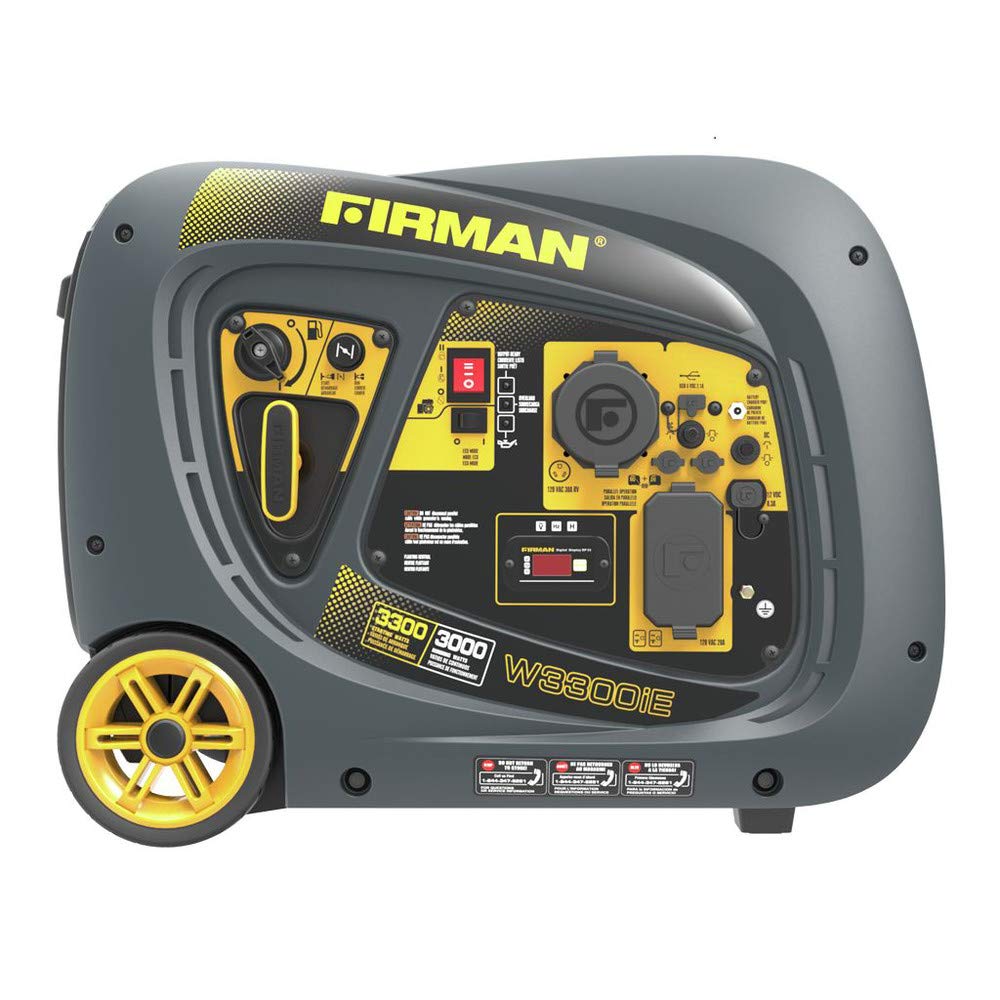 Firman W03082 3300/3000 Watt Electric Start Gas Portable Generator cET ...