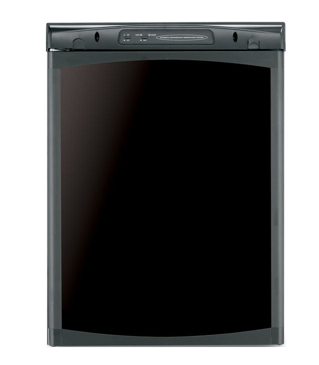 Dometic RM2351RB-B Compact Refrigerator with Black Acrylic Panel ...